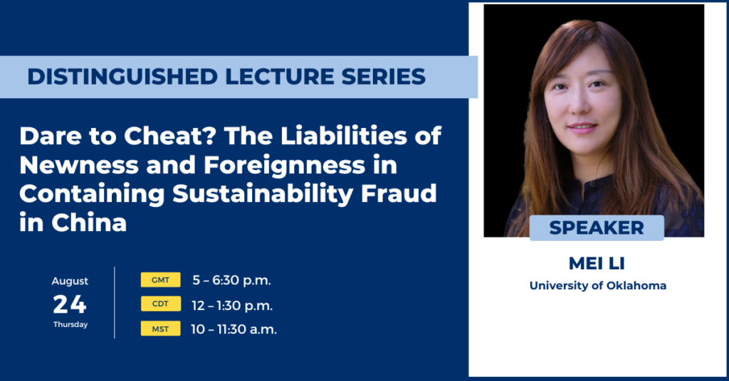 Distinguished Lecture Series - Centre for Applied Research and ...