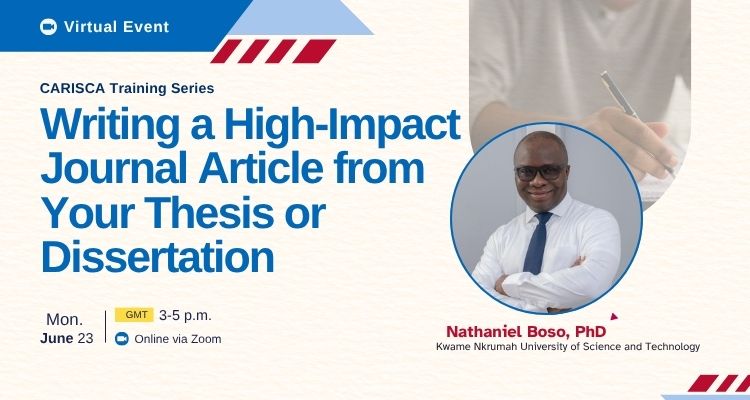 Writing a High-Impact Journal Article from Your Thesis or Dissertation ...